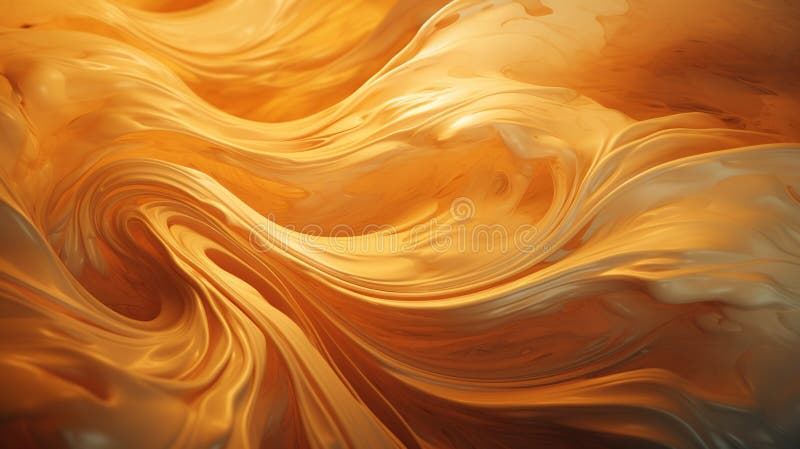 Elegant Fluid Dynamics: Graceful Merging of Liquid Elements Stock ...
