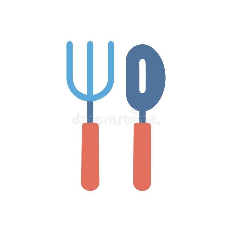 Elegant Fork Design for Culinary Arts Stock Vector - Illustration of ...