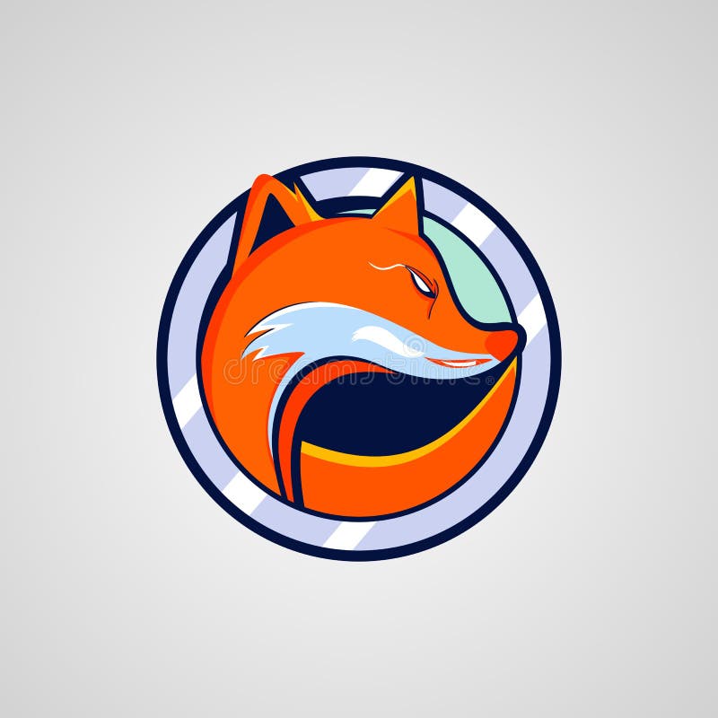 Elegant Fox Logo Icon Vector Stock Vector - Illustration of mascot ...