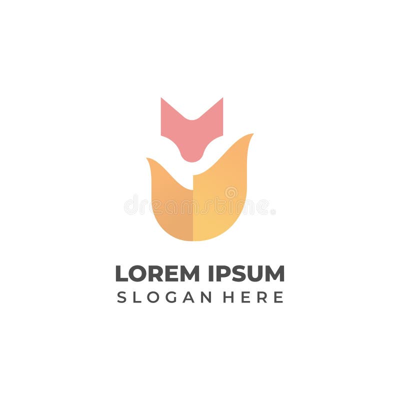 Elegant Fox Head Logo Vector for Branding Stock Vector - Illustration ...