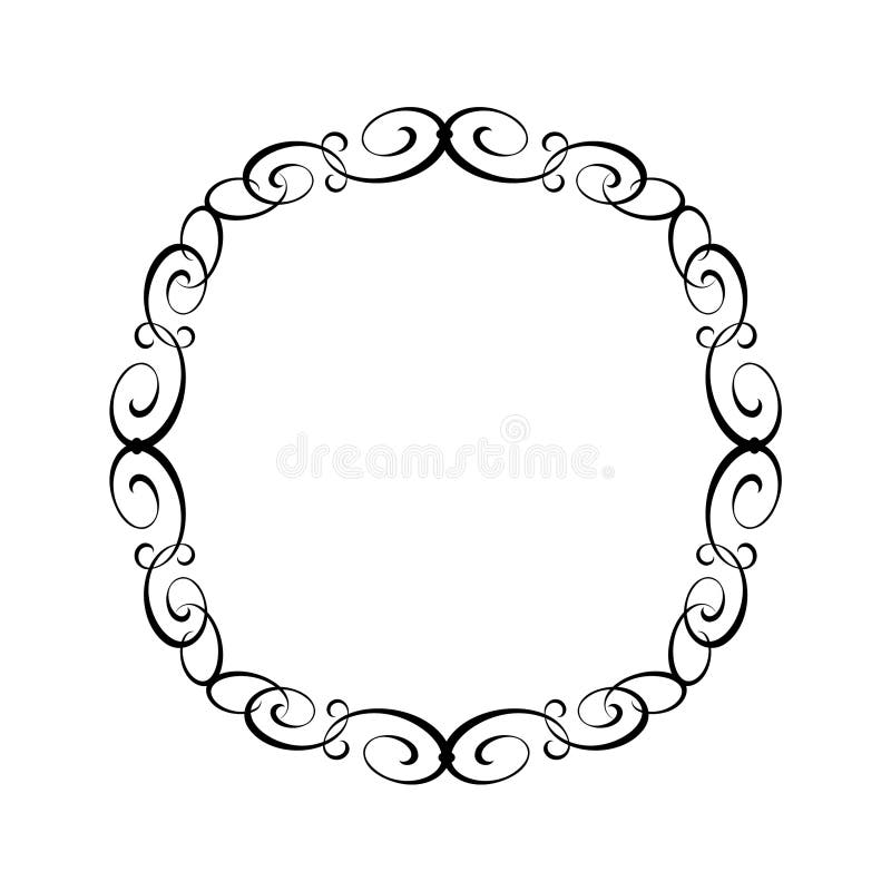 Elegant Frame.Vector Illustration. Black. Stock Illustration ...