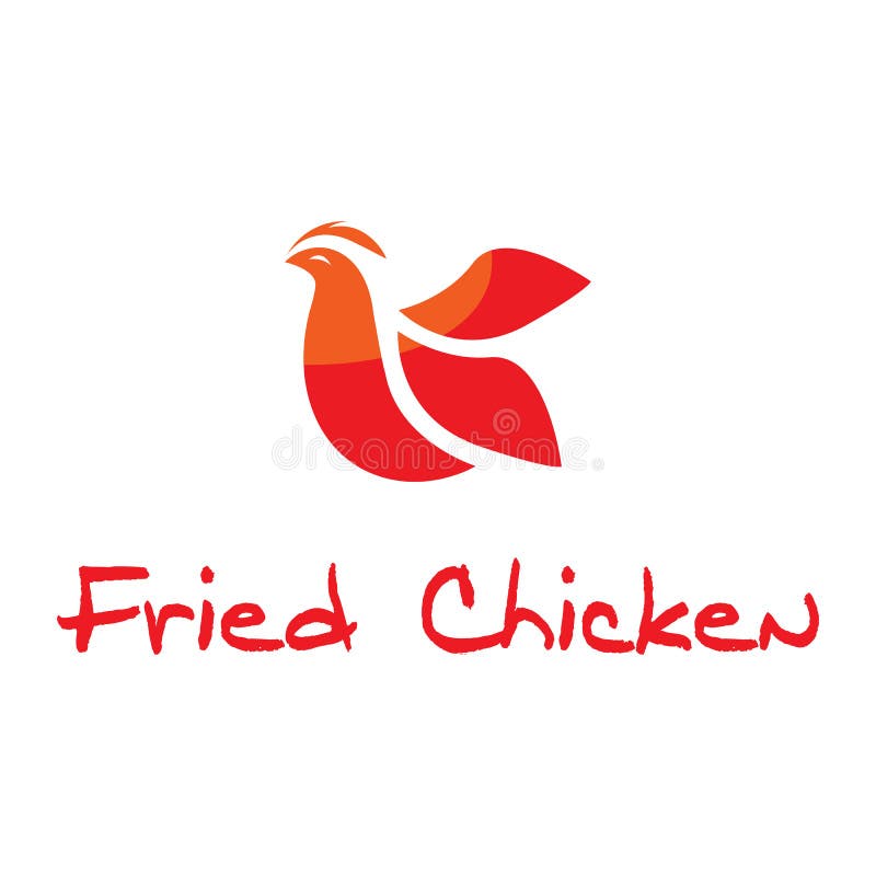 Elegant Fried Chicken Logo Design. Simple and Unique Vector Icon ...