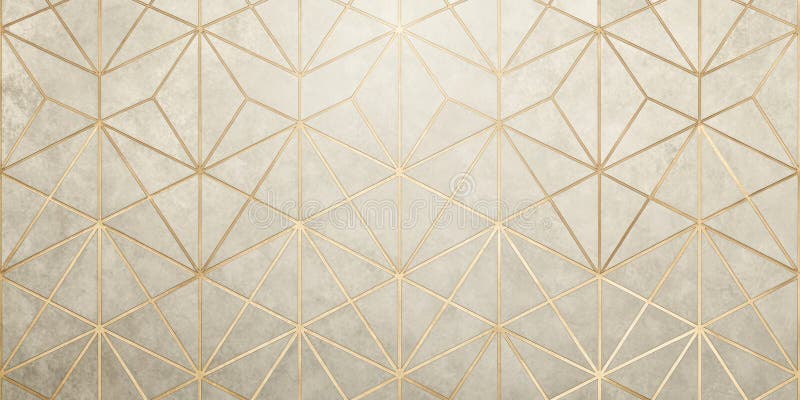 Elegant Geometric Pattern Subtle Gold Lines on Neutral Background ...