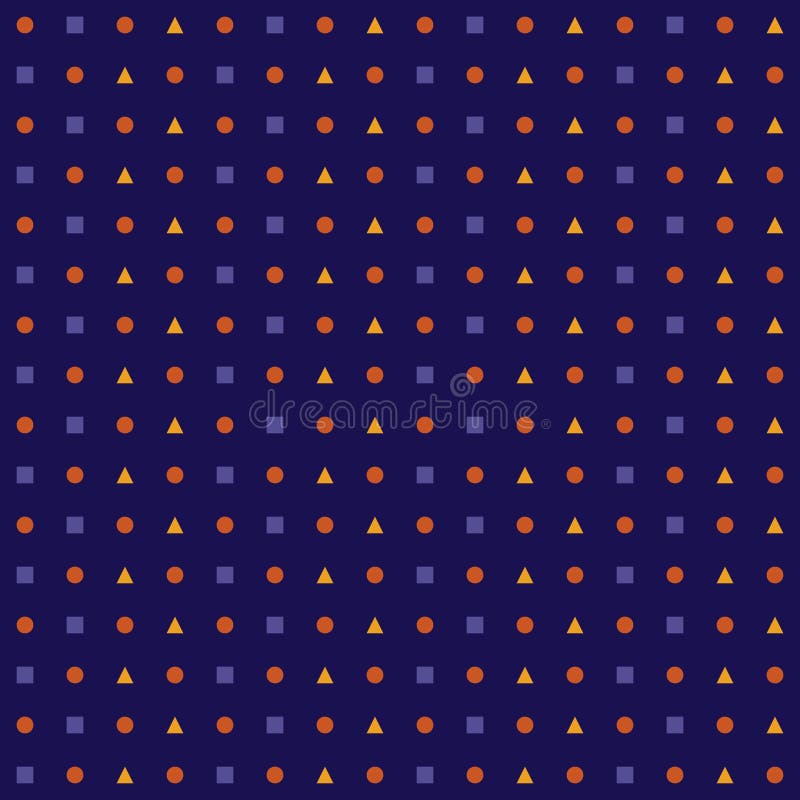 Elegant Geometric Seamless Pattern Made of Geometric Shape Stock ...