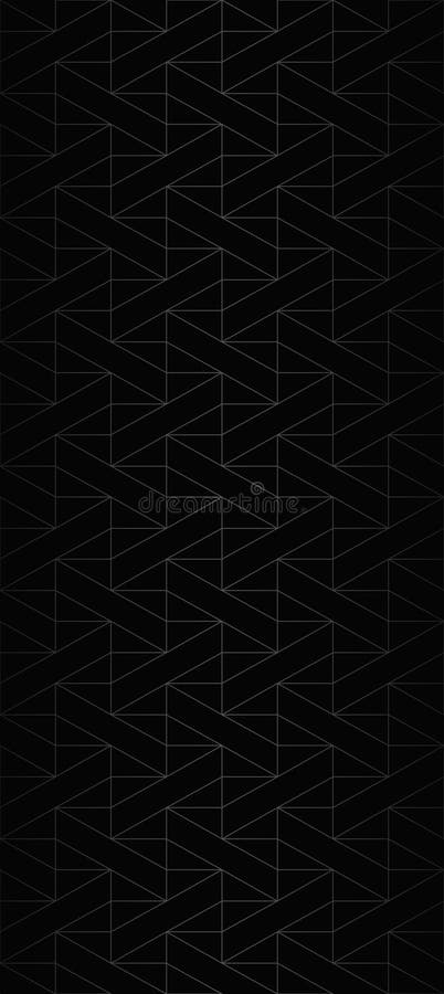 Elegant Geometric Seamless Pattern Stylish Triangular Grid Texture