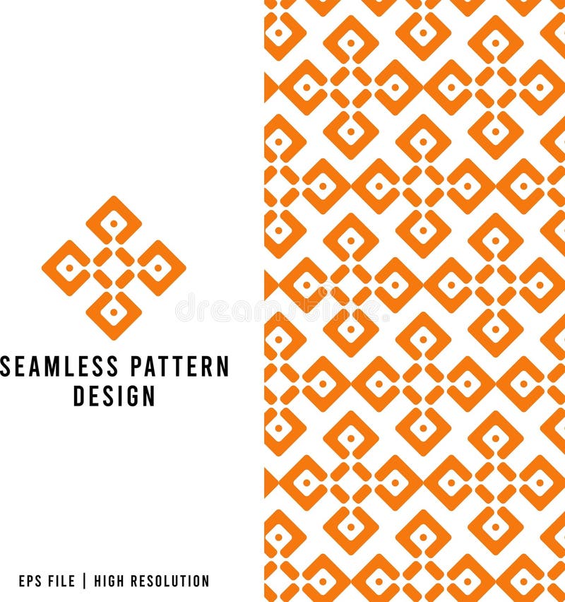 Elegant Geometrical Seamless Pattern - Abstract and Stylish Design Stock Vector - Illustration ...