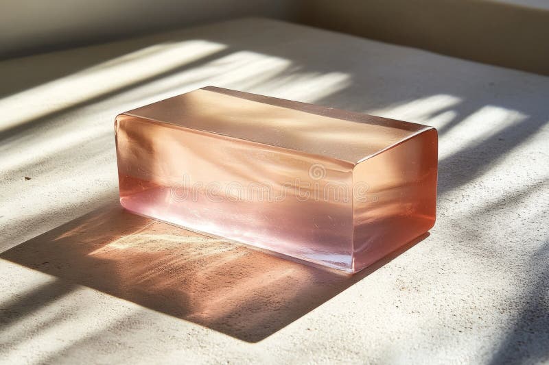 Elegant Glass Block Reflecting Sunlight Surface Stock Photos - Free ...