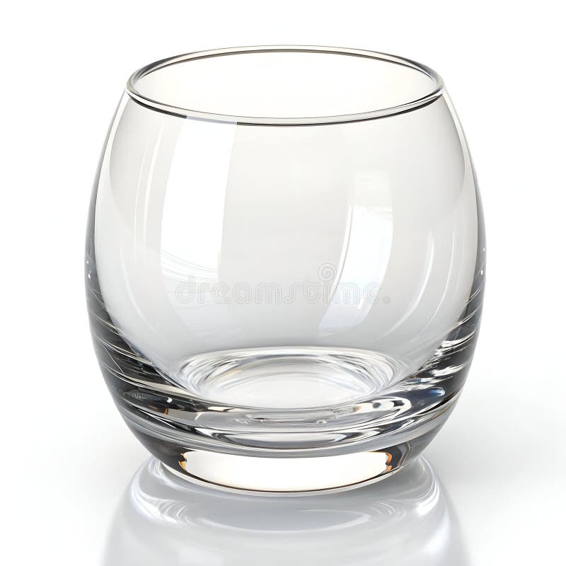 "Transparent Glass 3D Render Illustration Isolated on White Background ...