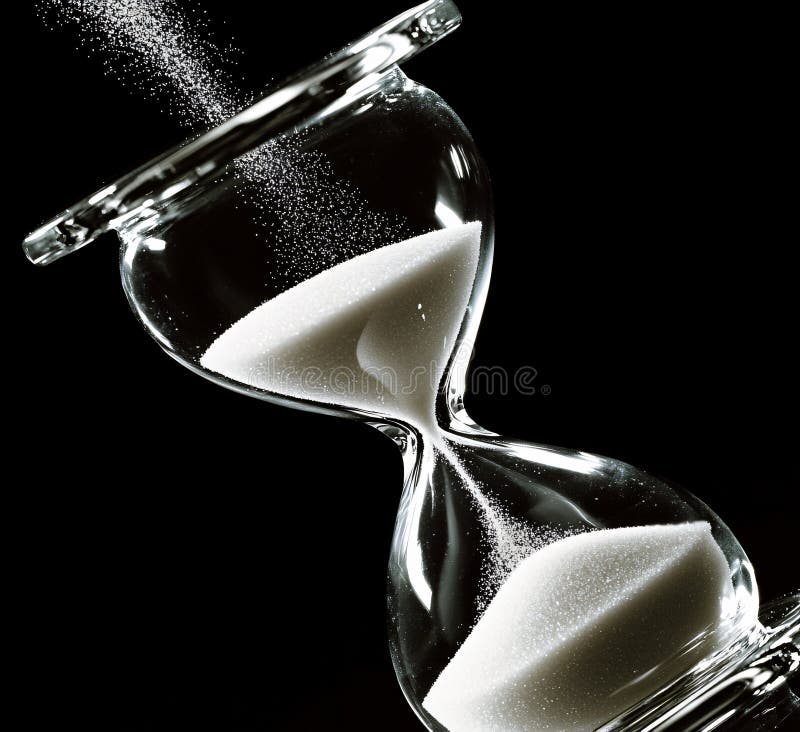 Elegant Glass Hourglass Sand Timer Time Concept High Quality Image ...