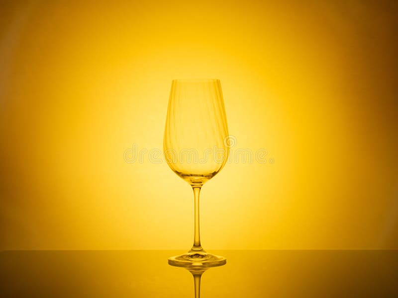 Elegant Glassware Display Illuminated by Captivating Colored Lighting ...