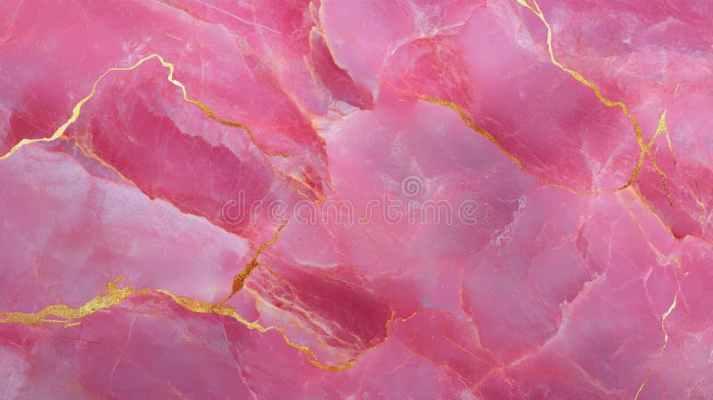Elegant Glossy Pink Marble Texture with Subtle Gold Veins Stock ...