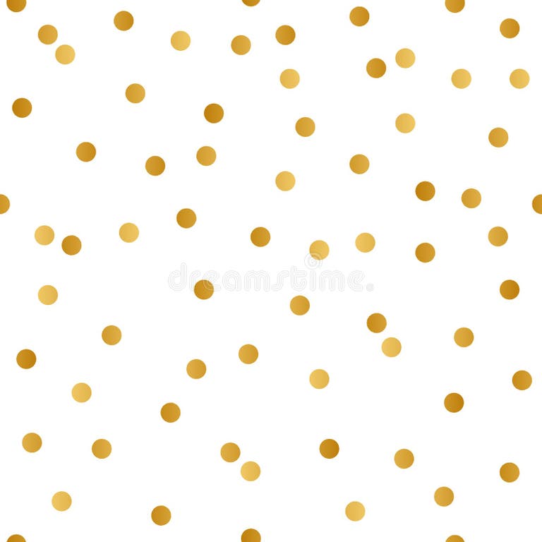 Elegant Gold Dot Pattern Design Background Stock Vector - Illustration ...