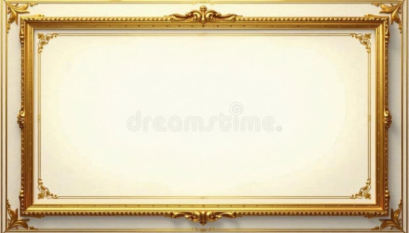 Elegant Gold Frame with Laurel Border for Academic Certificates ...