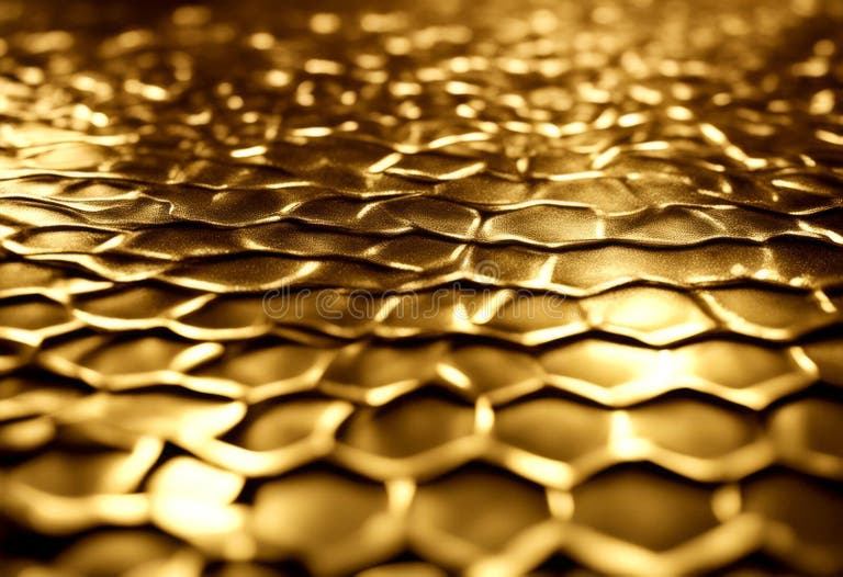 Elegant Gold Pattern Texture Plate Metal Background Panel Board ...