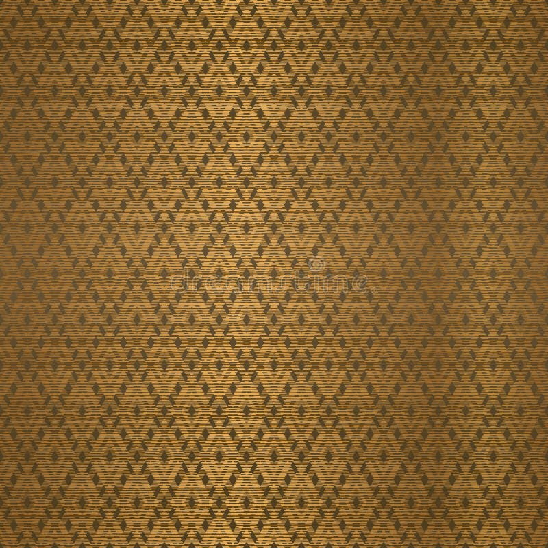 Elegant Gold Rhombus Seamless Pattern Design Background Stock Vector ...