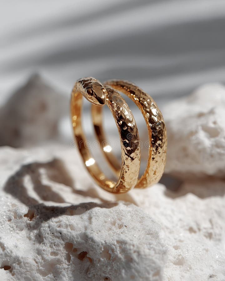 Elegant Gold Ring with Luxury Design Details. Generative AI Stock ...