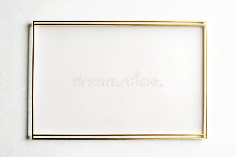 Elegant Gold Thin Border Frame: Perfect for Luxury Branding ...