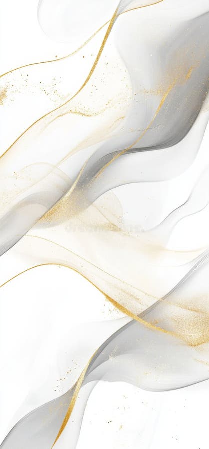 Elegant Gold White Abstract Waves Subtle Textures Stock Photos - Free ...