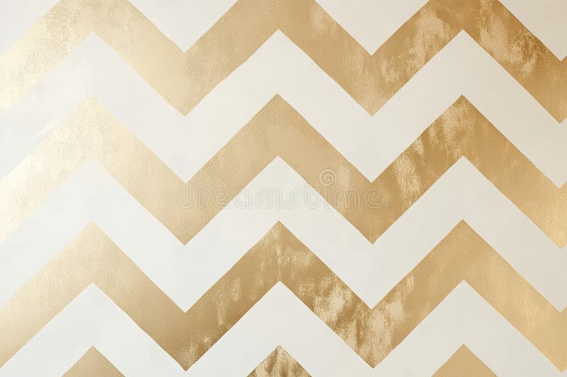 Elegant Gold and White Chevron Pattern on Textile Background for ...