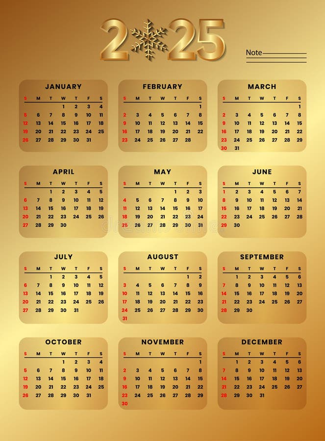 2025 Yearly Calendar Stock Illustrations – 1,341 2025 Yearly Calendar ...