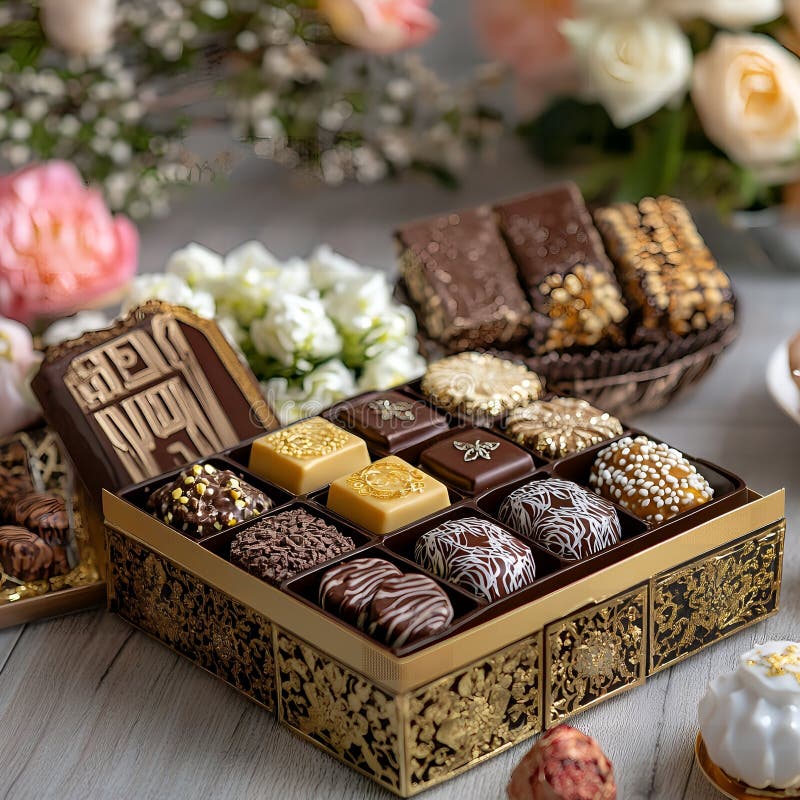 Elegant Gourmet Chocolate Assortment Box Luxurious Gift of Assorted ...