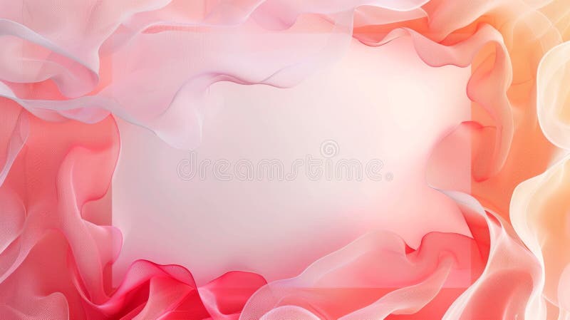 Elegant Gradient Pattern with Fluid Shapes and an Open Path Frame Stock ...