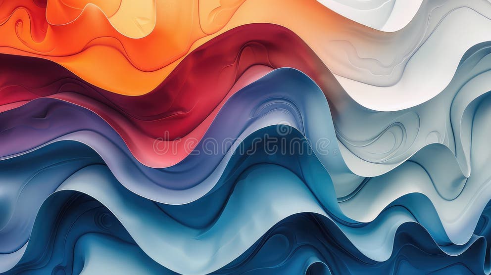 Elegant Gradient Pattern with Fluid Shapes and Open Path Frame - Ideal ...