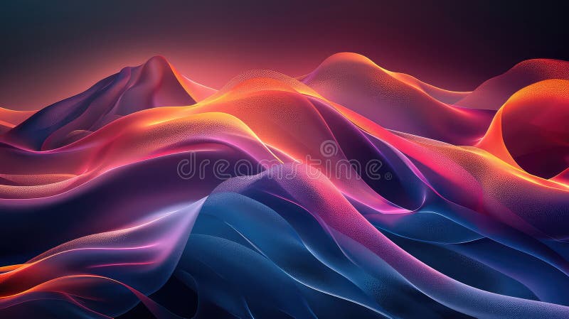 Elegant Gradient Pattern with Fluid Shapes and Open Path Frame - Ideal ...