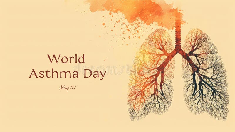 Elegant Graphic of Lungs Transitioning into Tree Branches on the Left ...