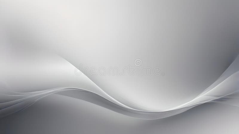 Elegant Gray Abstract Wave Background Stock Illustration - Illustration ...