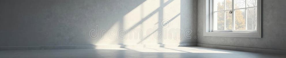 Elegant Gray Backdrop, Soft Window Light, Subtle Shadow , Surface ...