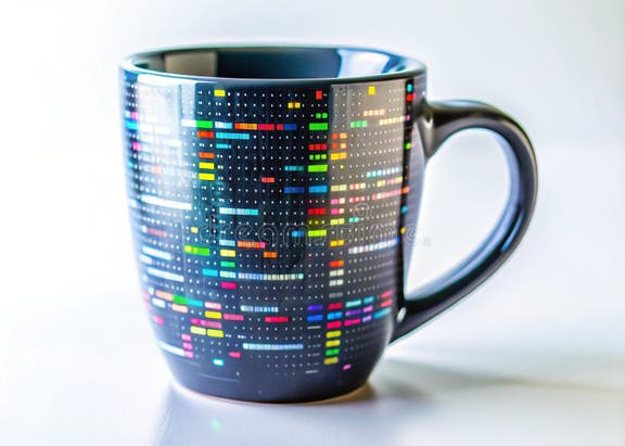 Elegant Gray Coding Mug a Dreamy Flat Lay for the Modern Programmer ...