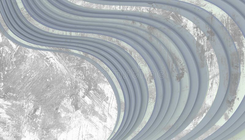 Elegant Gray Curved Flow Texture Stock Illustration - Illustration of ...