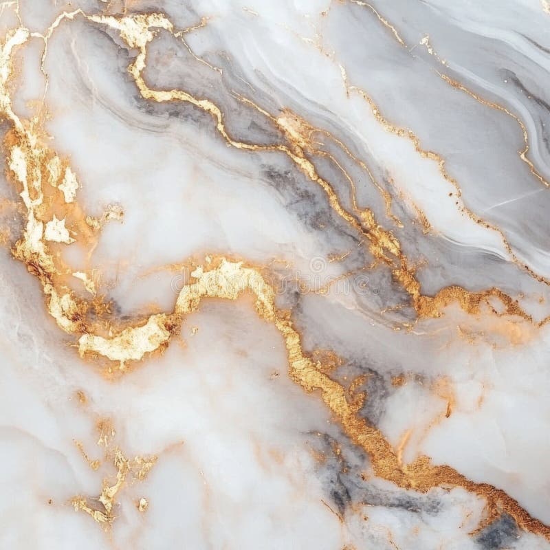 Elegant Gray Gold Marble Texture Luxurious Veining Patterns Stock ...