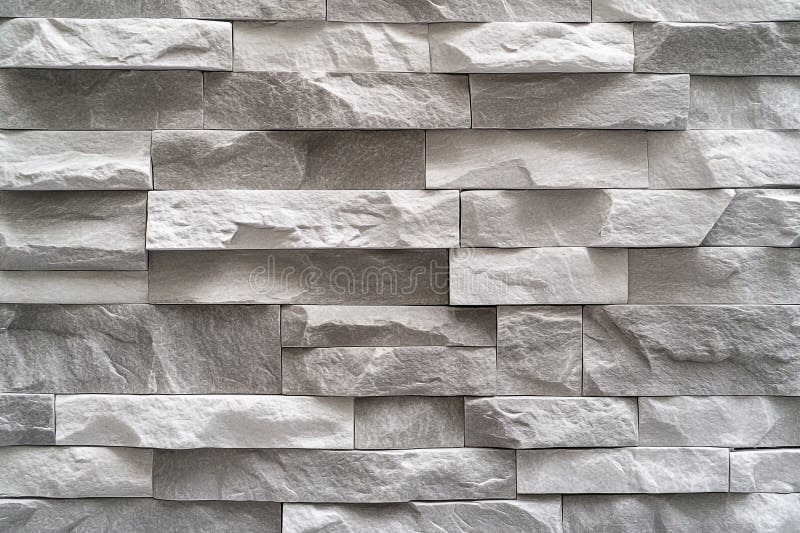 Elegant Gray Stone Cladding Surface Providing an Organic Modern ...