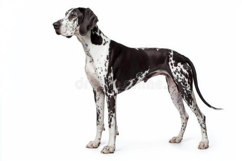 Elegant Great Dane Stands Proudly with a Strong Posture, Highlighting ...