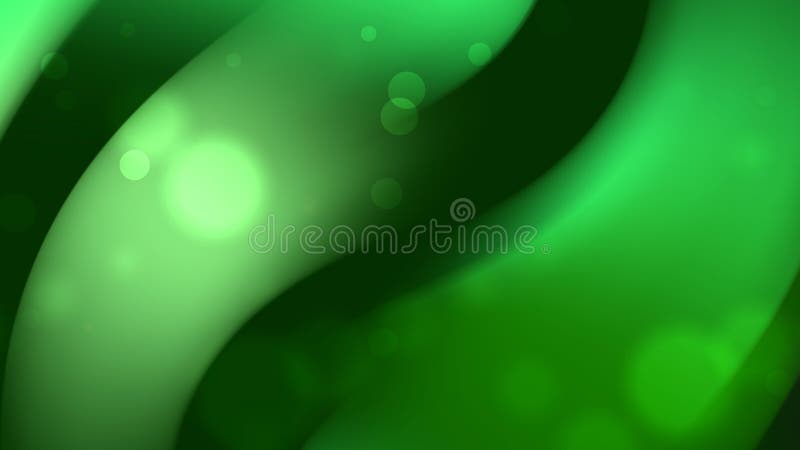 Elegant Green Gradient Background Featuring Glowing Bokeh Lights and ...