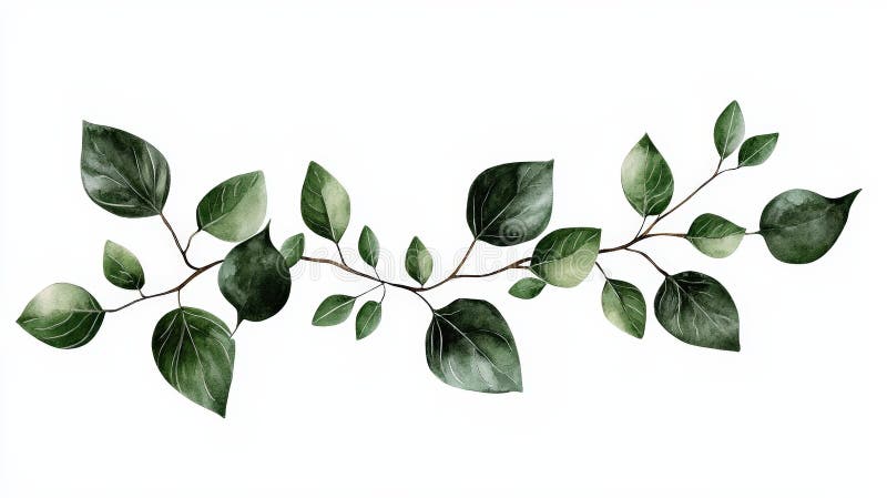 Elegant Green Leaves Arranged in a Natural Pattern Perfect for ...