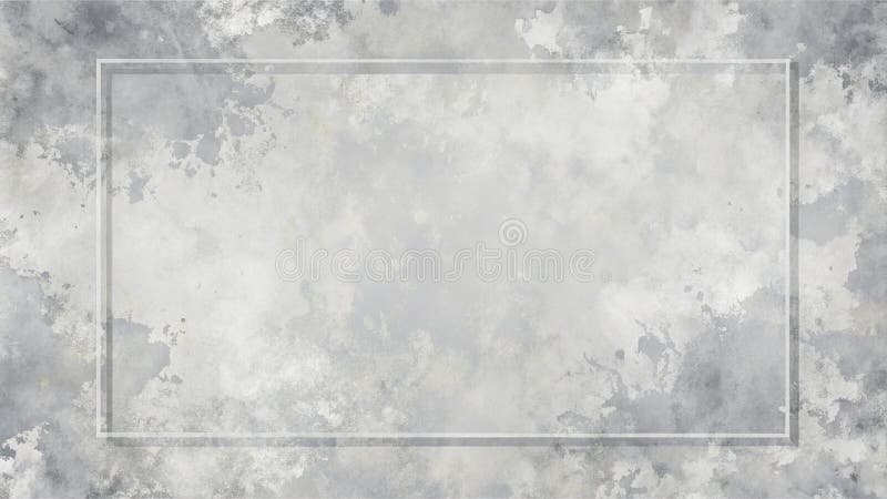 Elegant Grey Textured Background with Subtle Frame for Design Projects ...