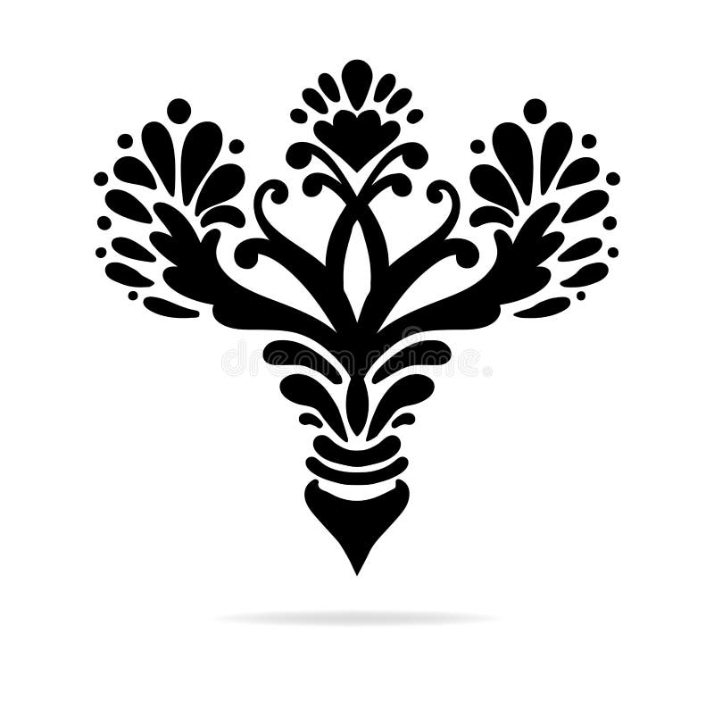 Elegant Hand Drawn Fleur De Lis Symbols in Ornate Stylized Design ...