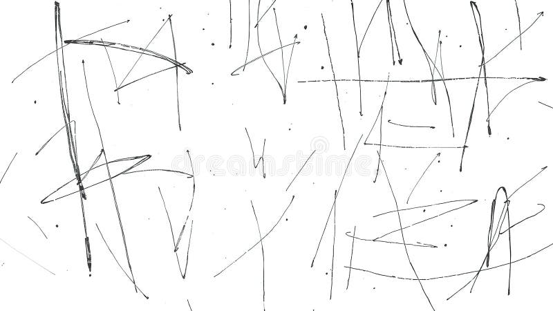 Elegant HandDrawn Abstract Scribble Background Design for Digital Art ...