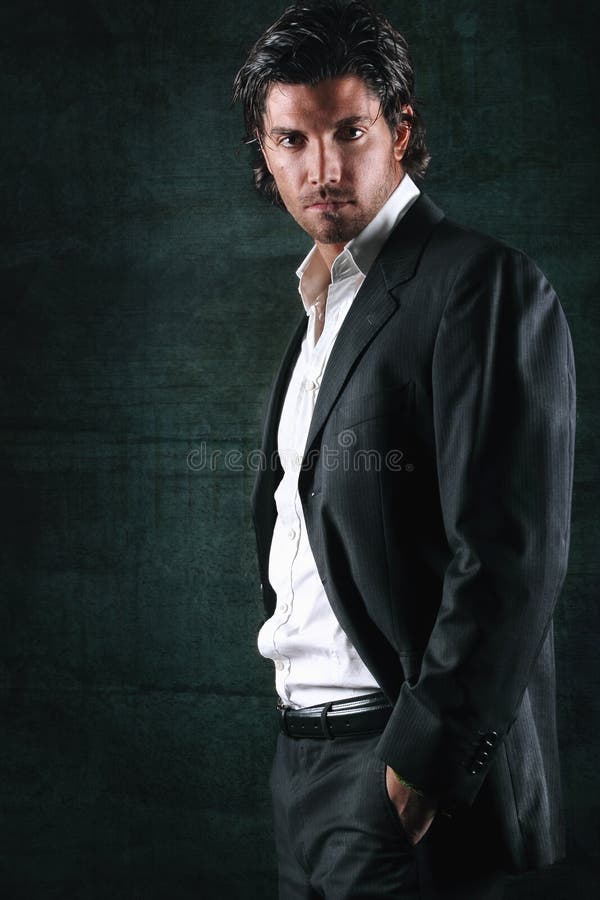 Elegant spy portrait stock photo. Image of elegant, male - 30830624