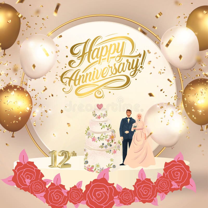 Elegant Anniversary Decorations Stock Illustrations – 15,271 Elegant ...