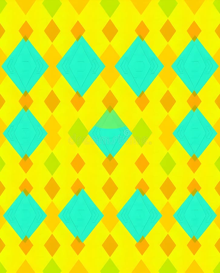 Elegant Harlequin Diamond Pattern with Vibrant Geometric Color Harmony ...