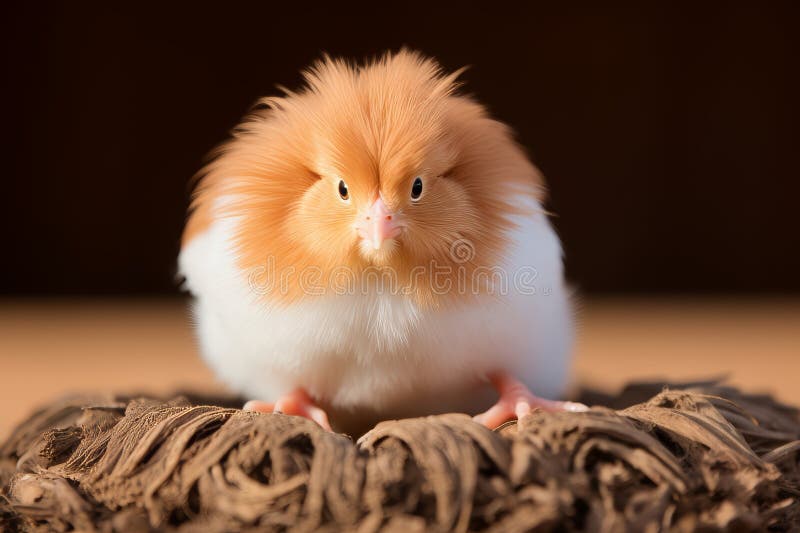 Elegant Hen Peacefully Nesting on Eggs in a Beautiful and Serene Rural ...