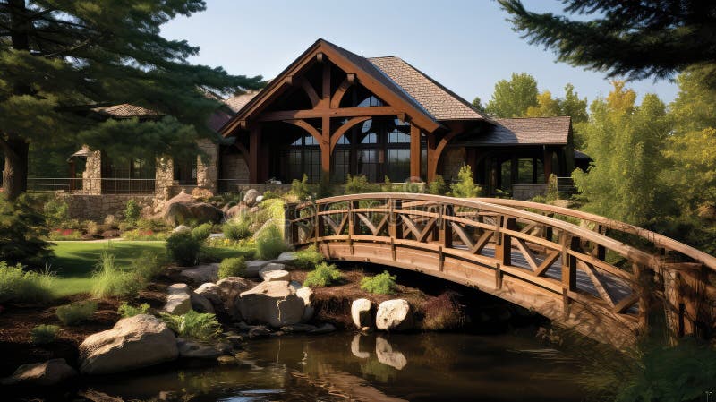 Elegant Heritage Timber Frame Stock Illustration - Illustration of ...