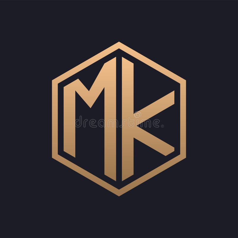 Letter Mk Logo Stock Illustrations – 1,384 Letter Mk Logo Stock ...