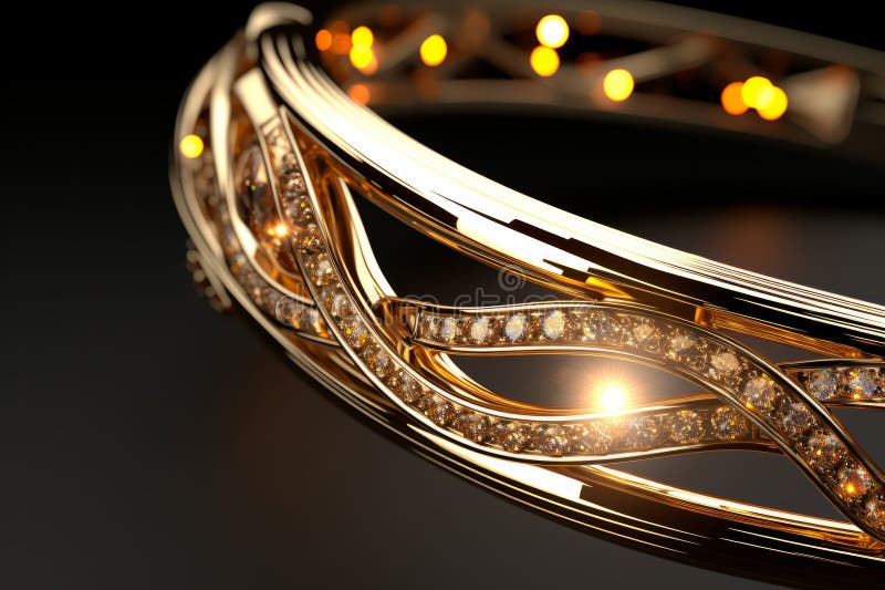 Elegant High-tech Diamond Watch Showcasing LED Interface with Stunning ...