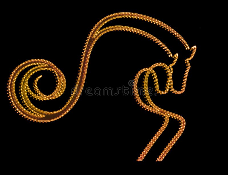 Elegant horses stock illustration. Illustration of graphic - 55135453