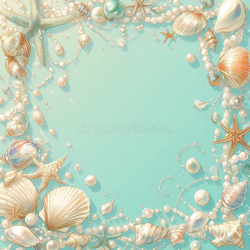 Elegant Illustration: a Frame Crafted from Strands of Life Stock ...